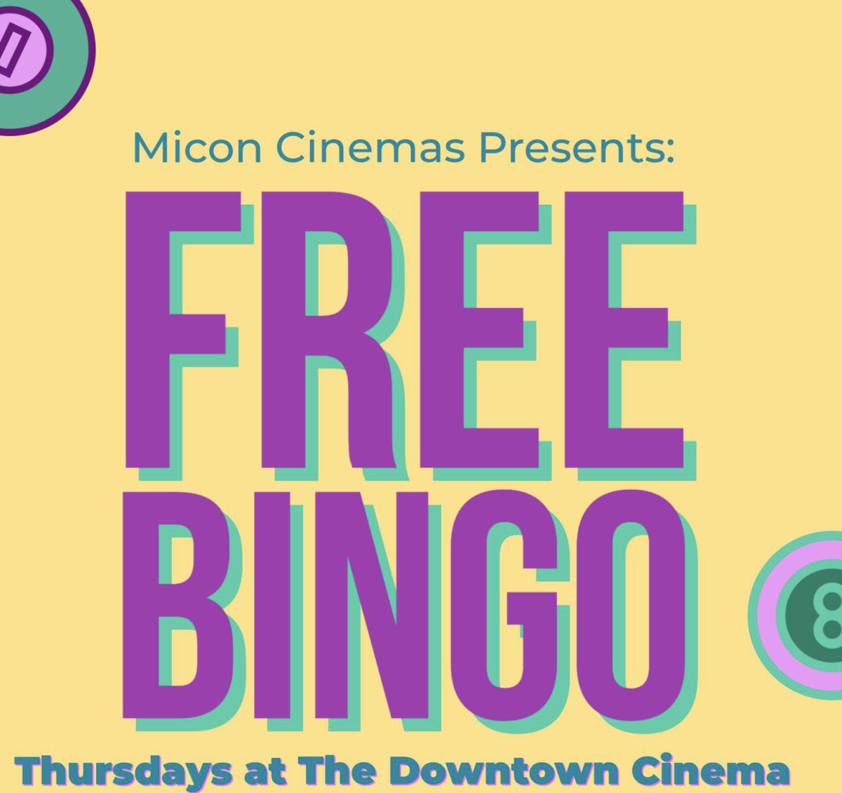 Bingo at Micon Downtown Cinema | Eau Claire, WI 54701