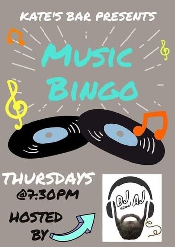 Music Bingo with Bearded Boombox Productions