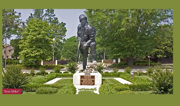 Iron Mike Statue-Fort Liberty Location