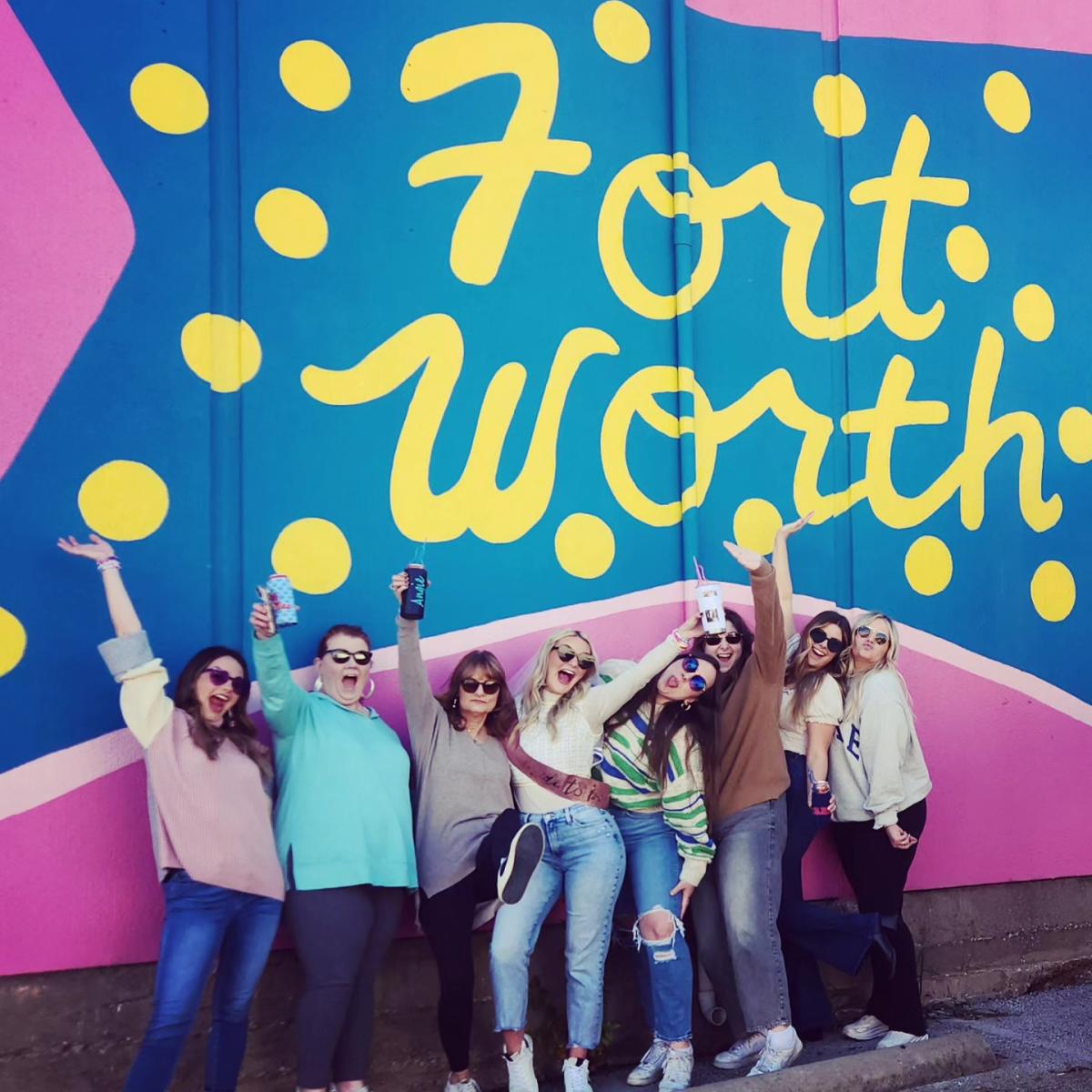 Cowtown Cycle Party Murals & Mimosas | Fort Worth, TX 76104