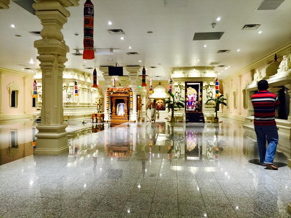 inside hindu temple of florida