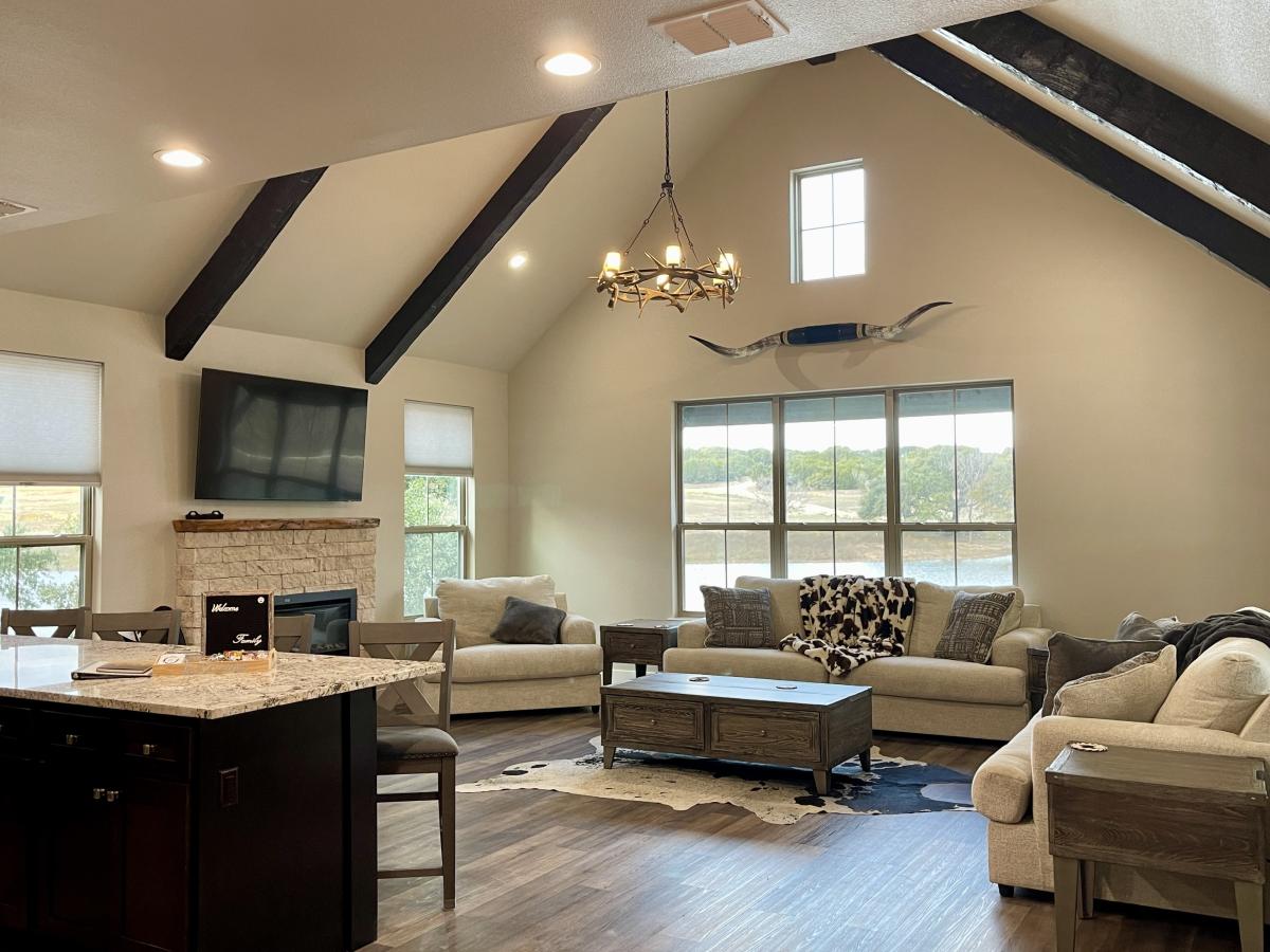 Contemporary Waterfront Ranch Villa at Twin Canyons Longhorn Ranch