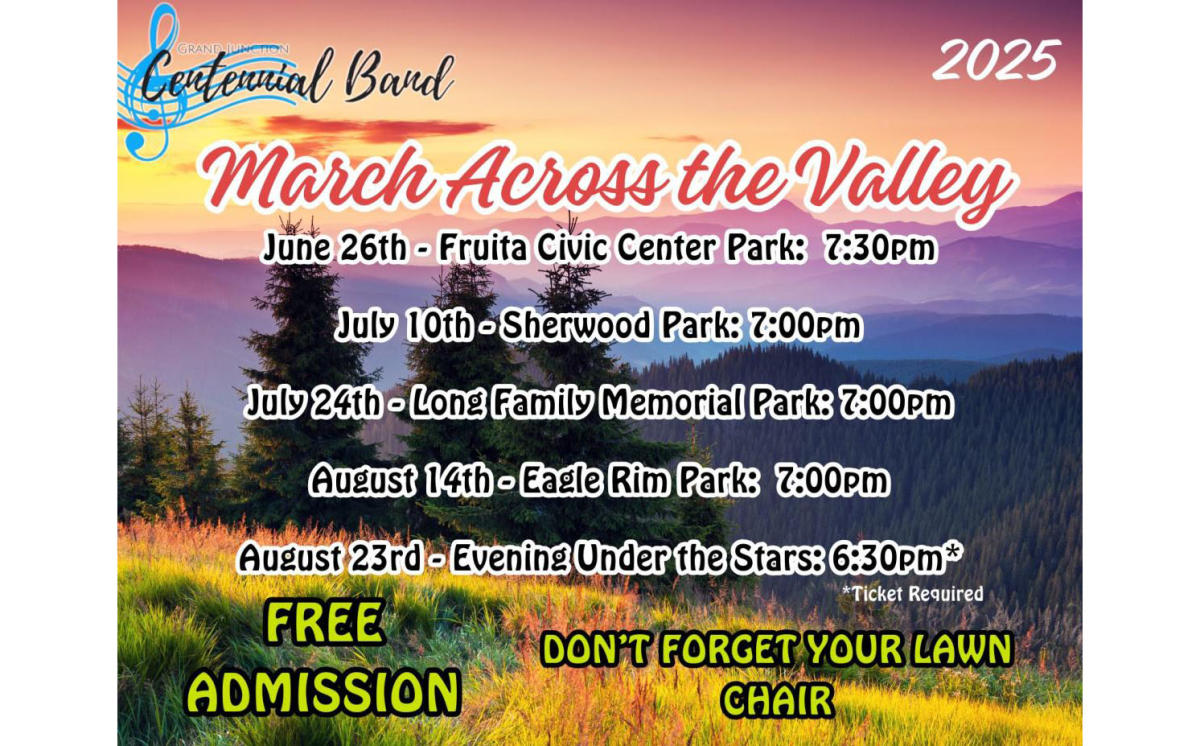 Grand Junction Centennial Band Concert at Eagle Rim Park