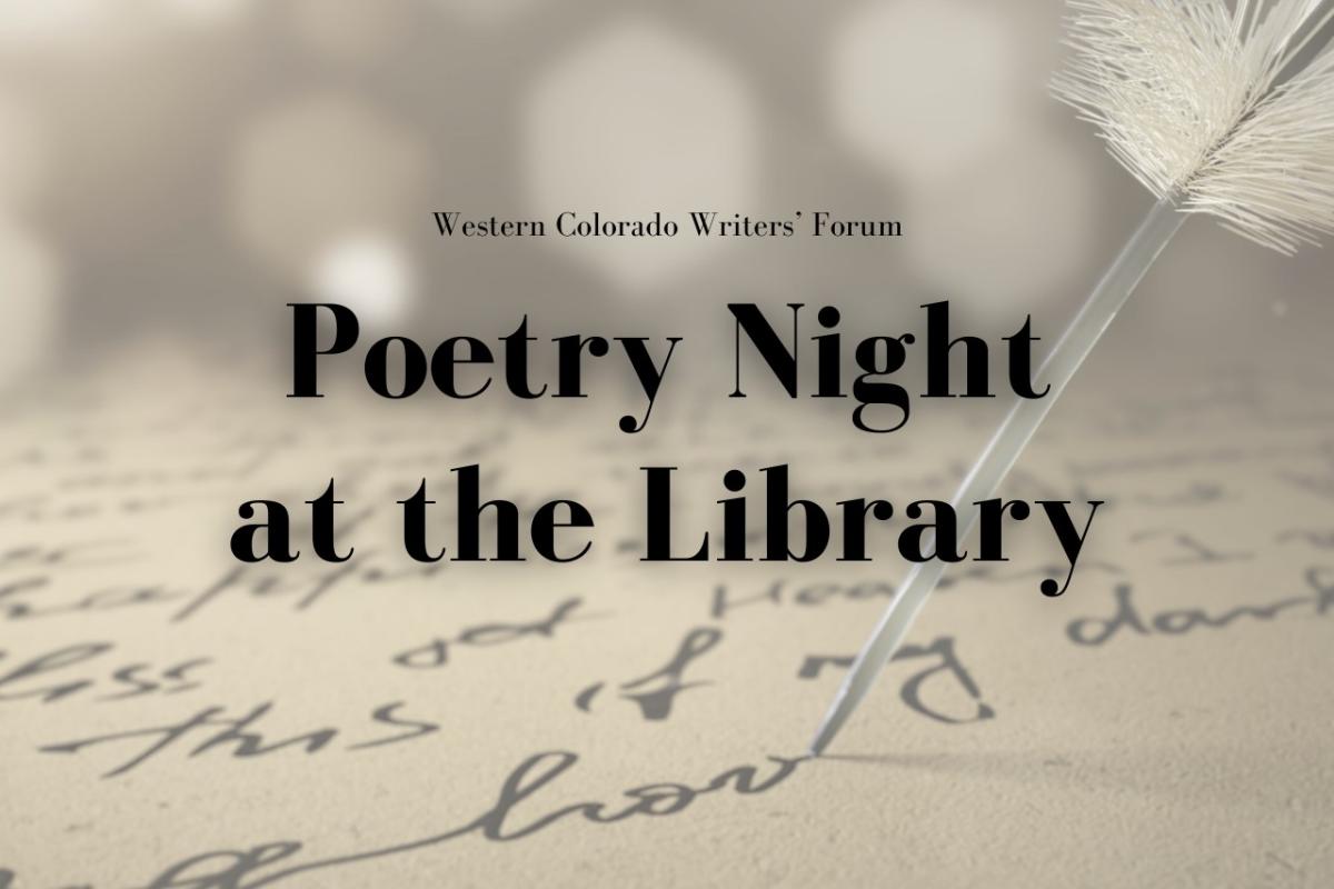 Poetry Night at the Library with Western Colorado Writers' Forum ...