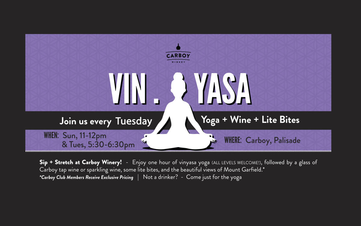 Vin.Yasa Flow-Tuesday afternoons