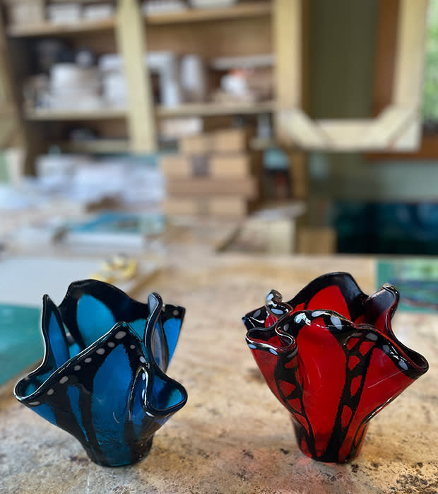 Glass Fusion: Butterfly Vase | Grand Lake, CO