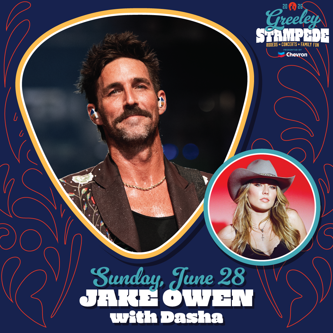 Jake Owen with Dasha at The Greeley Stampede