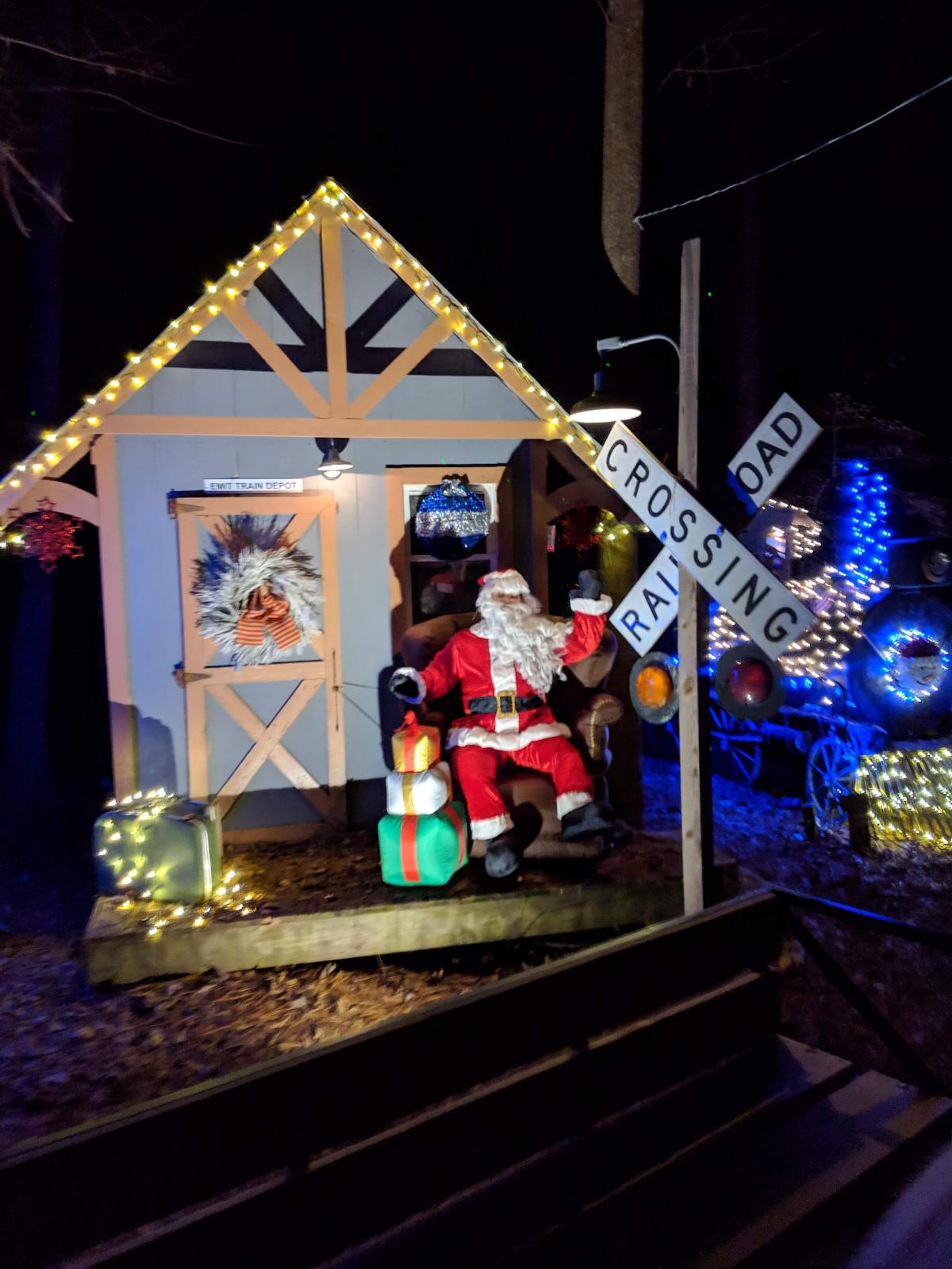 Christmas Lights on the Farm