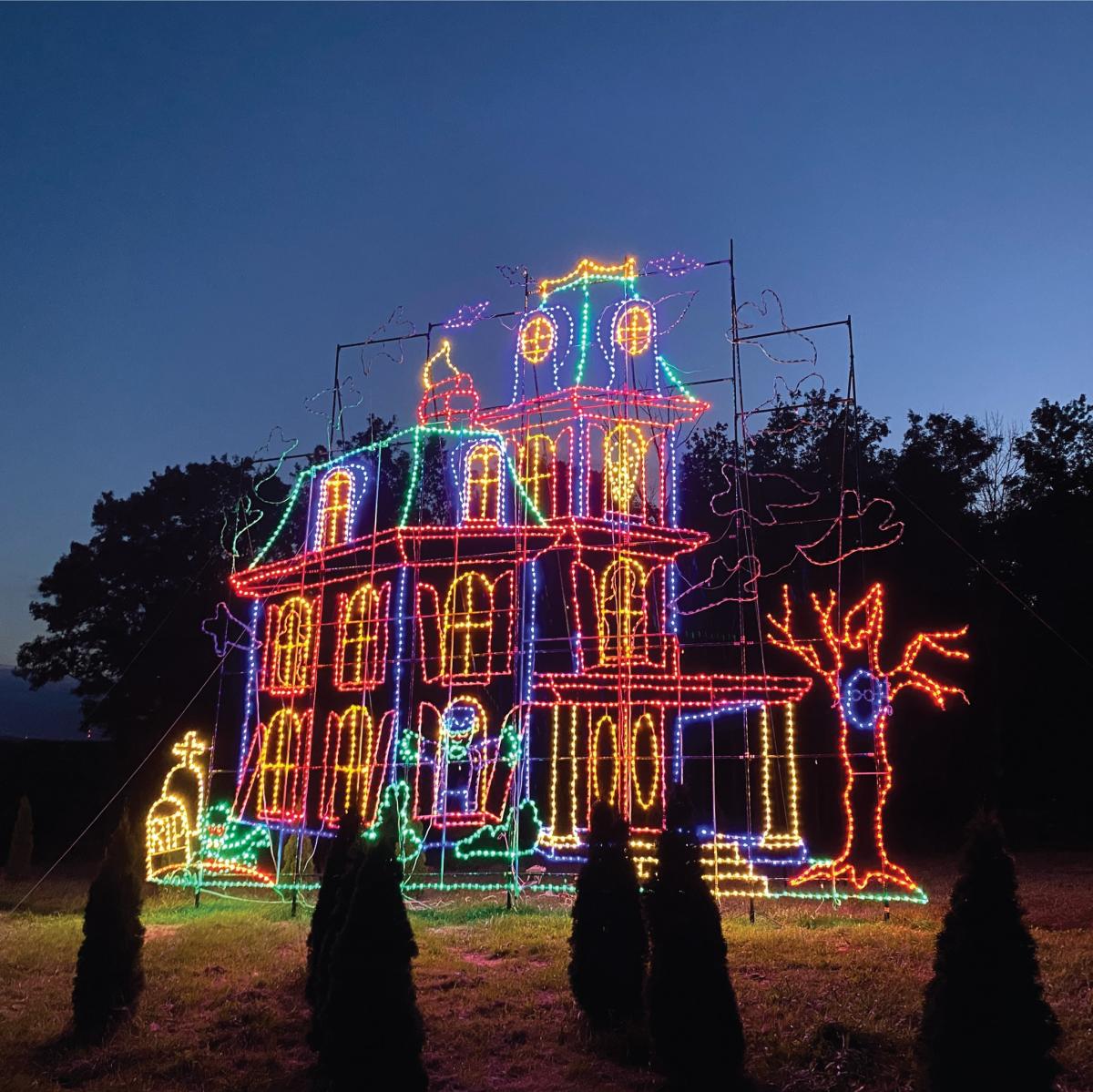Halloween Light Displays Over A Thousand Lights: Halloween Light Show