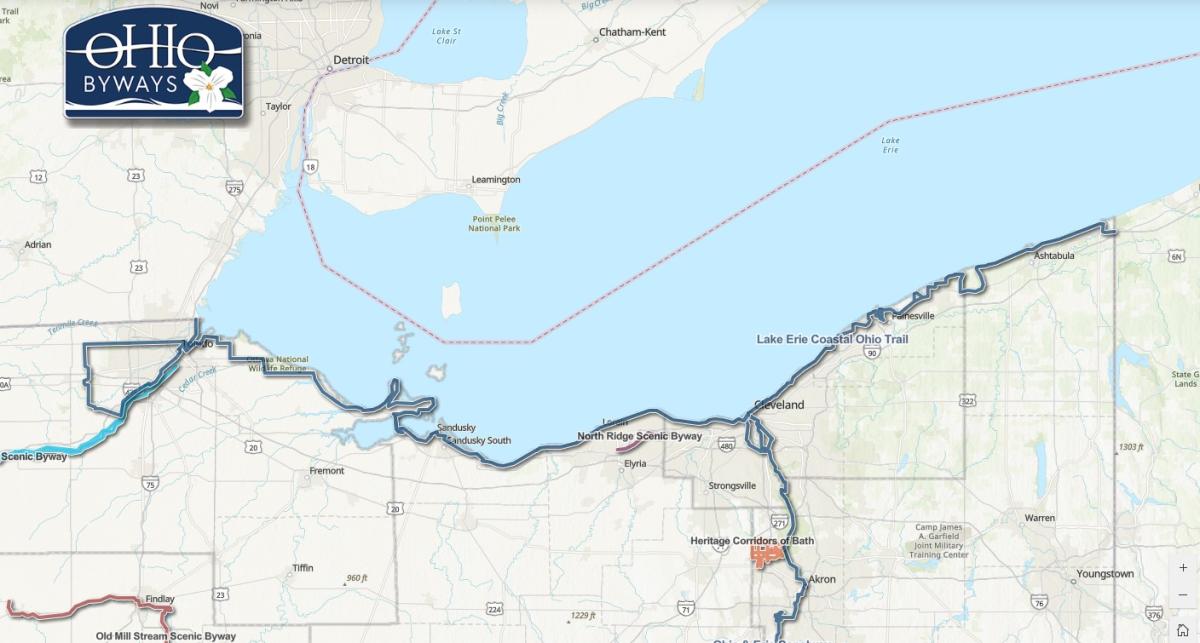 Map Lake Erie Lighthouses Ohio Gorgeous Lighthouses To Visit Along The