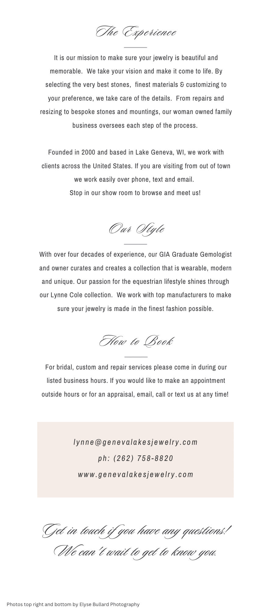 Geneva Lakes Jewelry & Gem Appraisers LLC