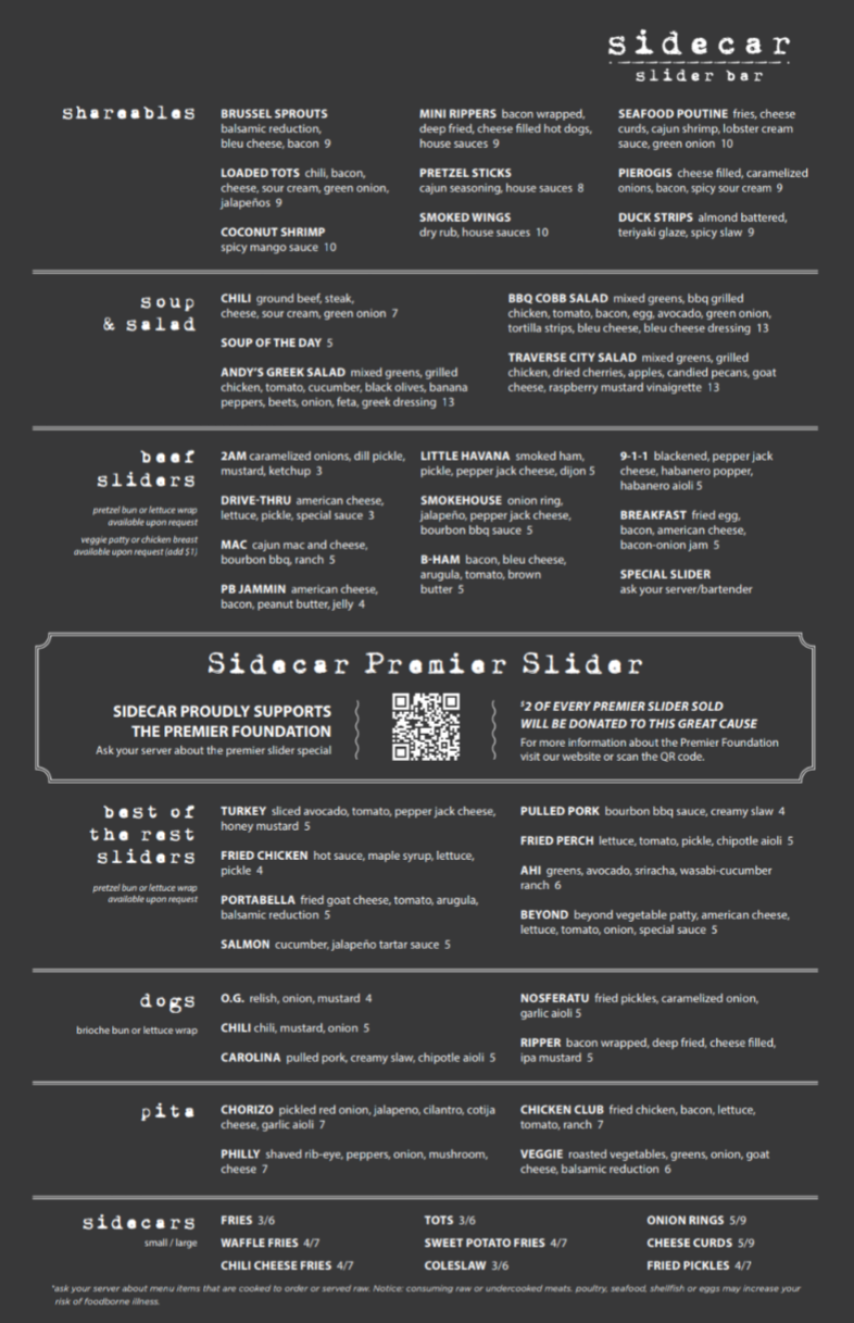 Sidecar Slider Bar