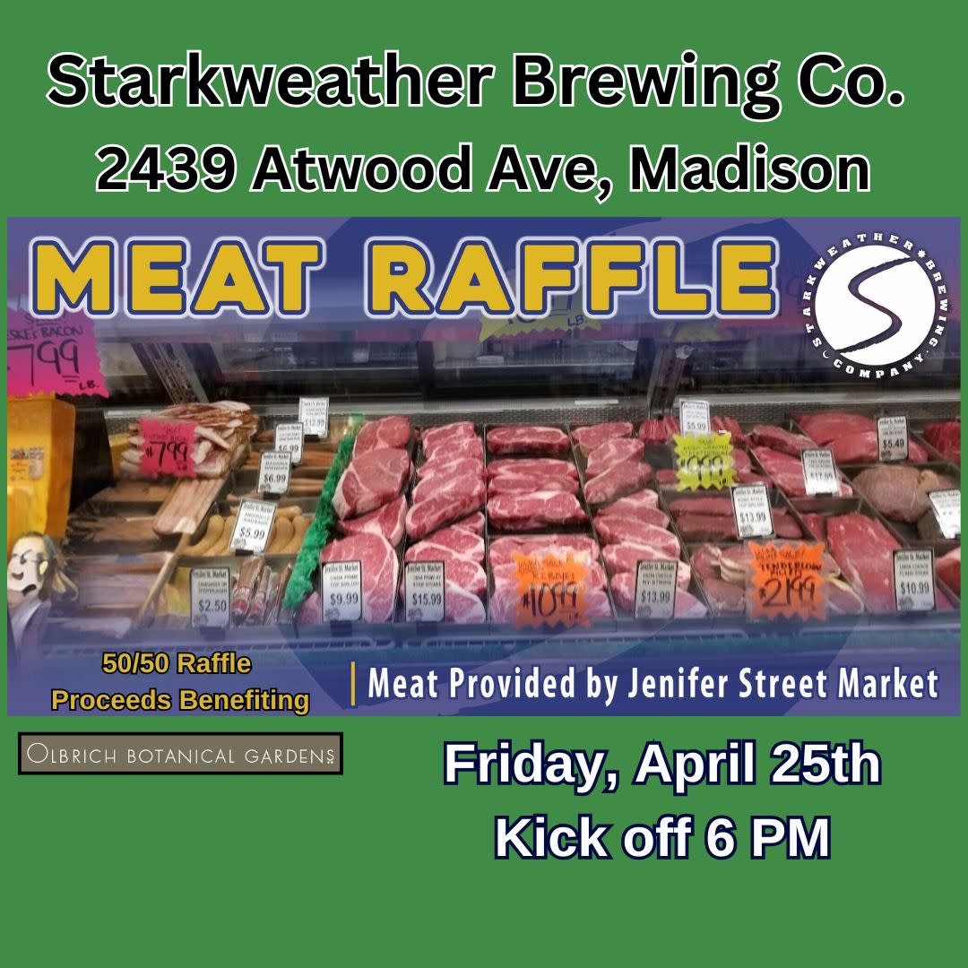 It’s Meat Raffle Time at Starkweather Brewing | Madison, WI
