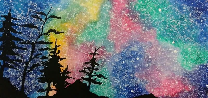Paint & Sip: Aurora Starscape | Madison, WI