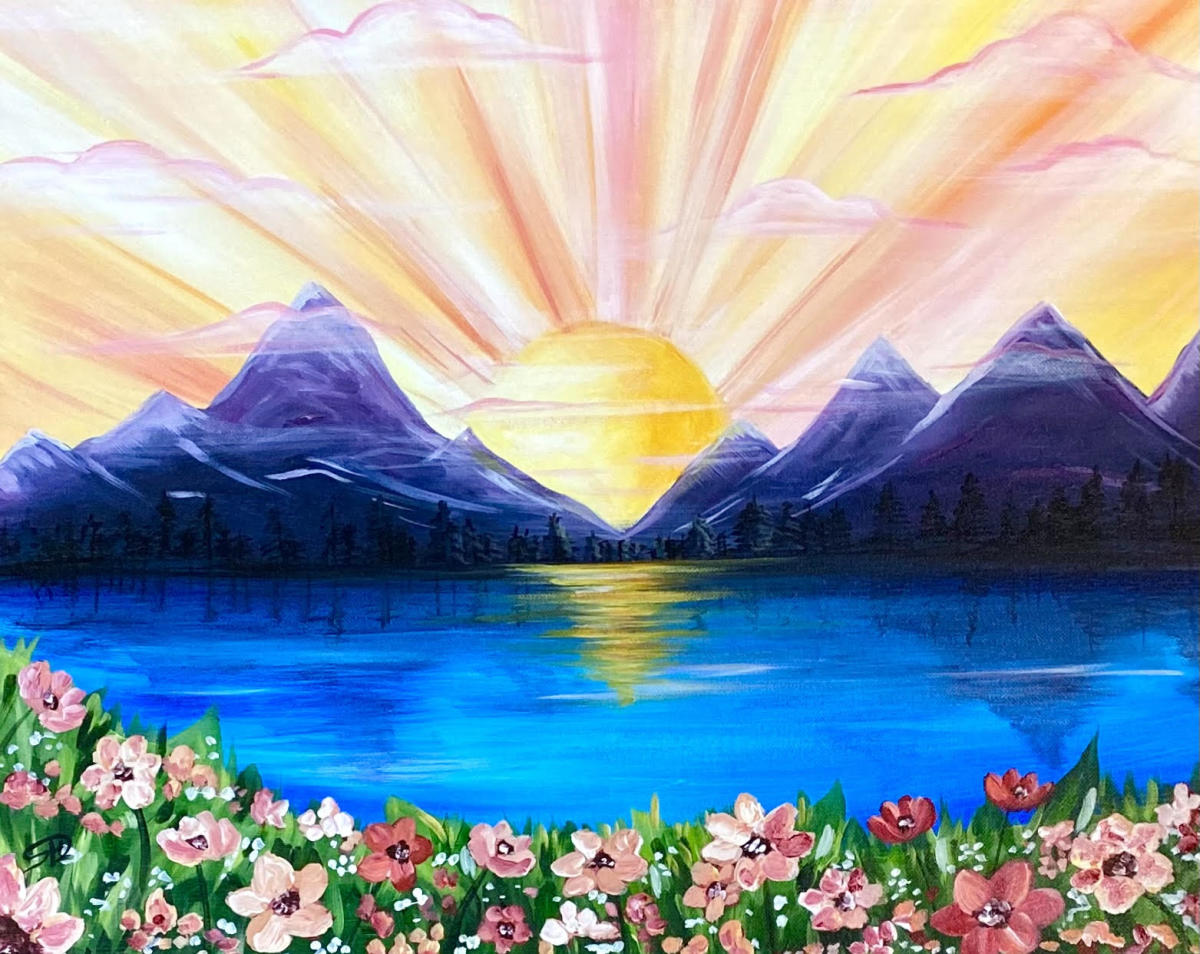 Paint & Sip Sunrise Mountain | Madison, WI