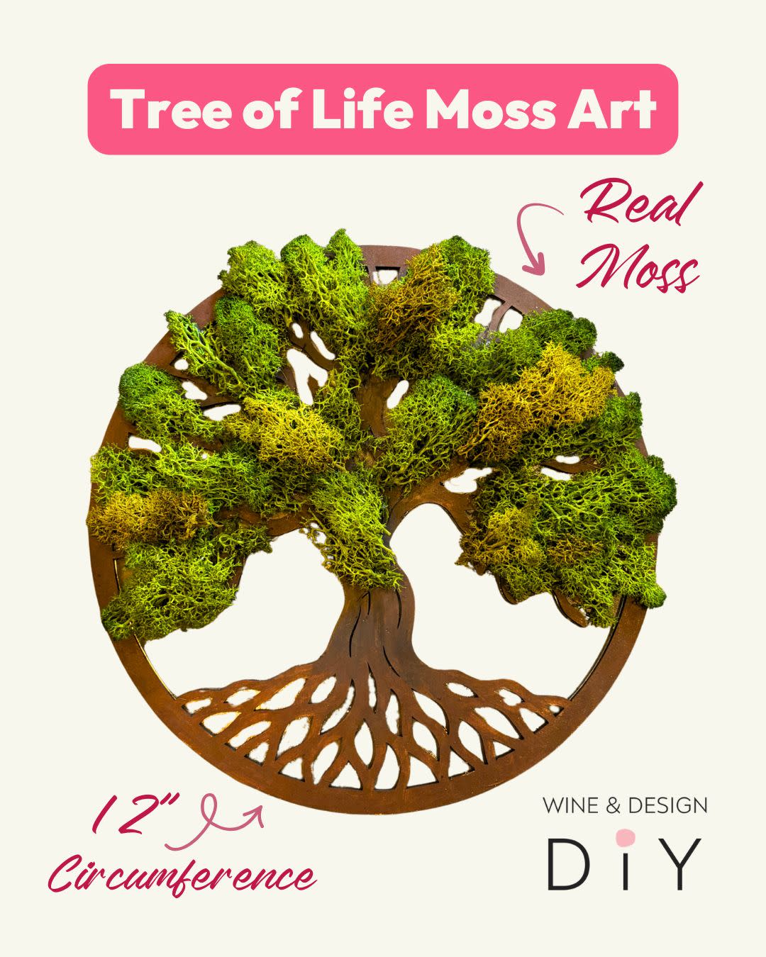 moss tree diy