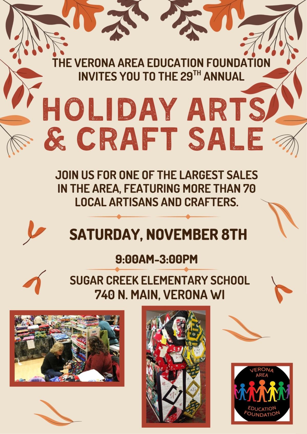 Verona Holiday Arts and Craft Sale | Verona, WI