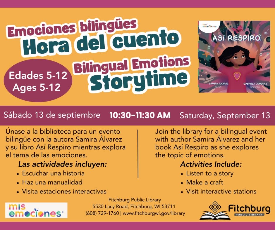 Bilingual Author Visit for Kids and Families