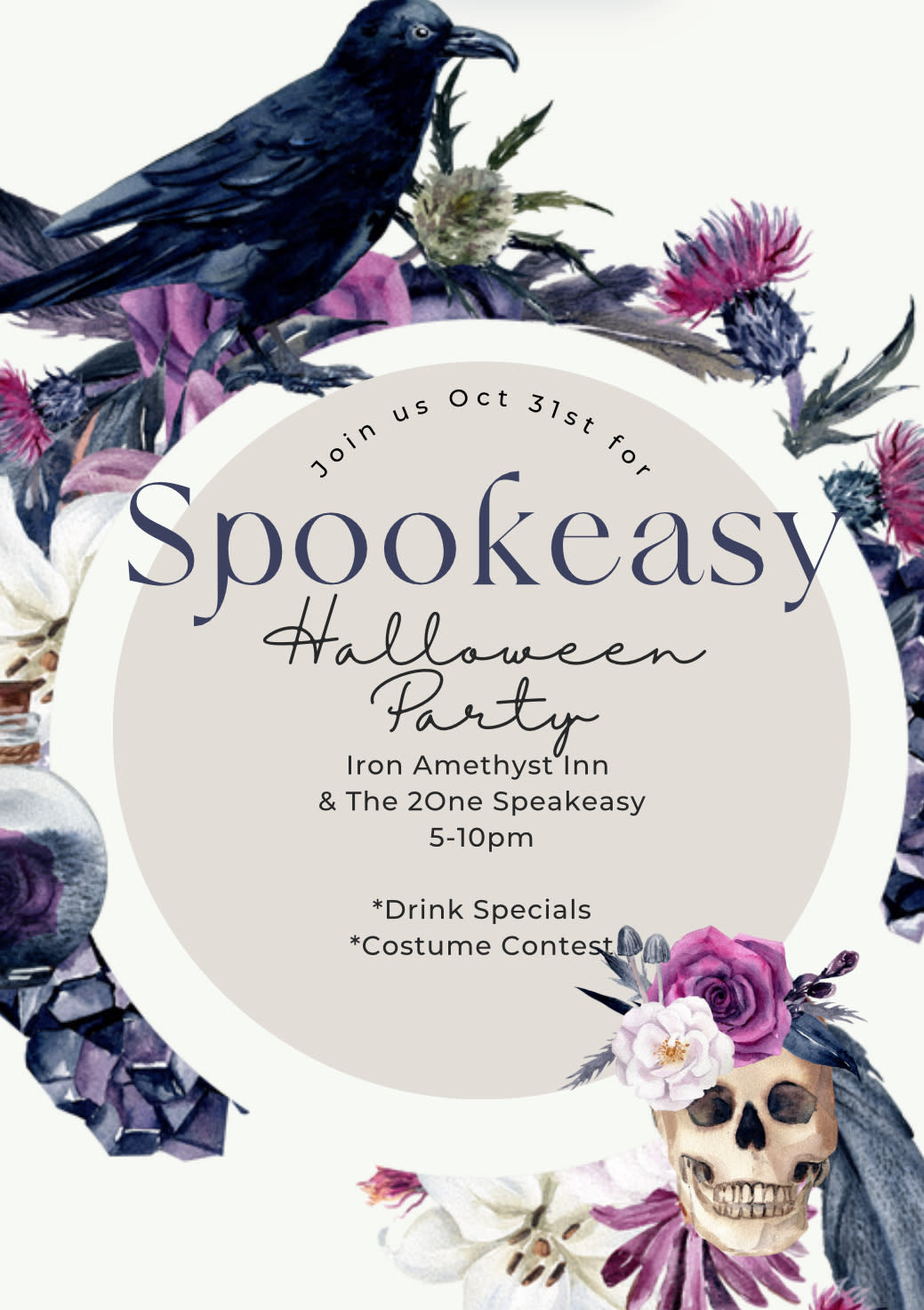 Spookeasy Halloween Party with Sabor Reno Taco Truck | Mazomanie, WI