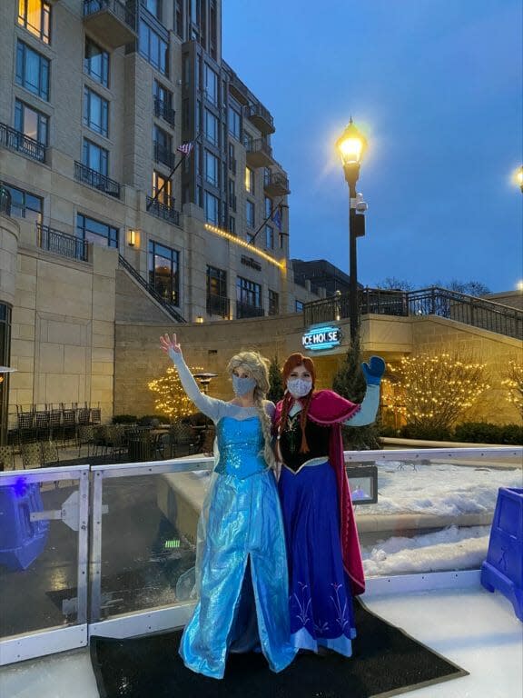 A Very Frozen Skate with Elsa & Olaf | Madison, WI