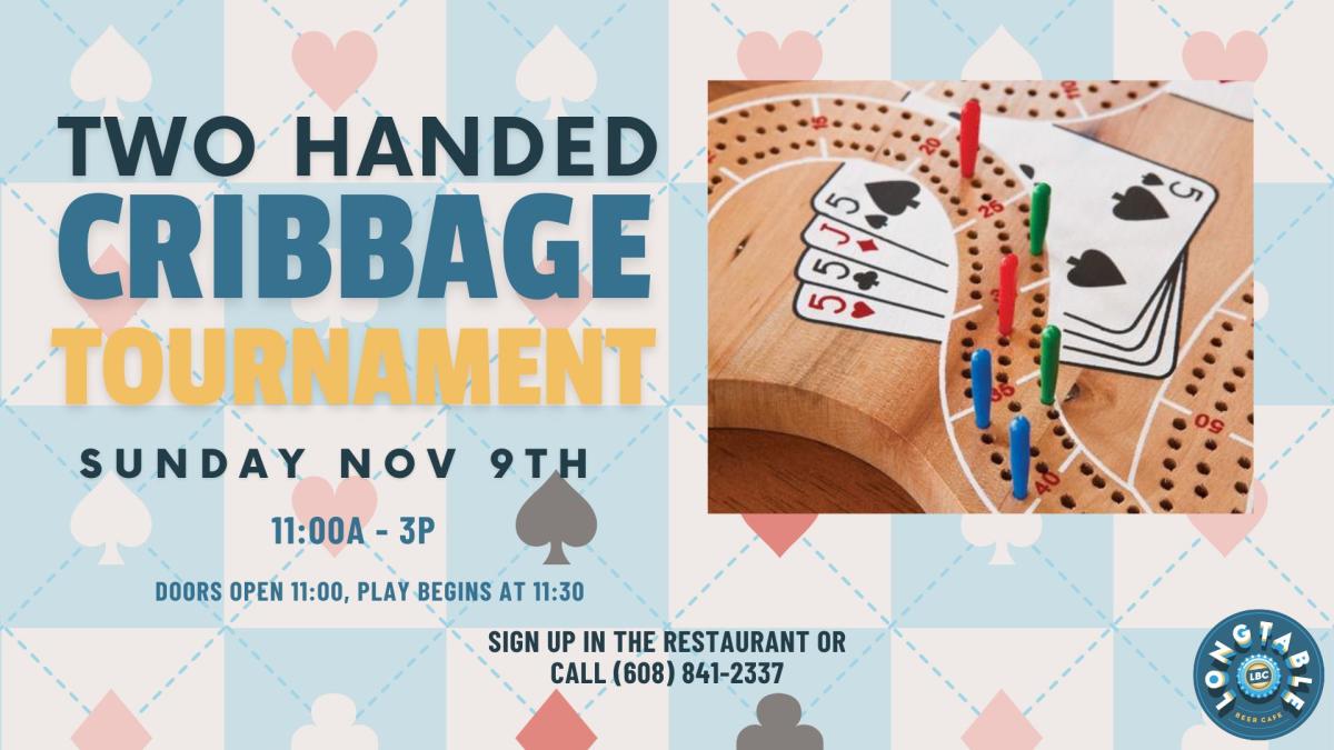 Two Handed Cribbage Tournament | Middleton, WI
