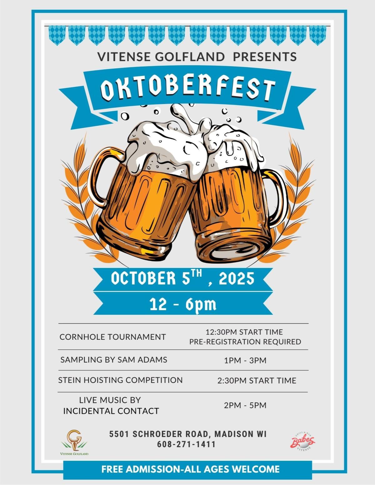 Oktoberfest at Vitense Golfland | Madison, WI