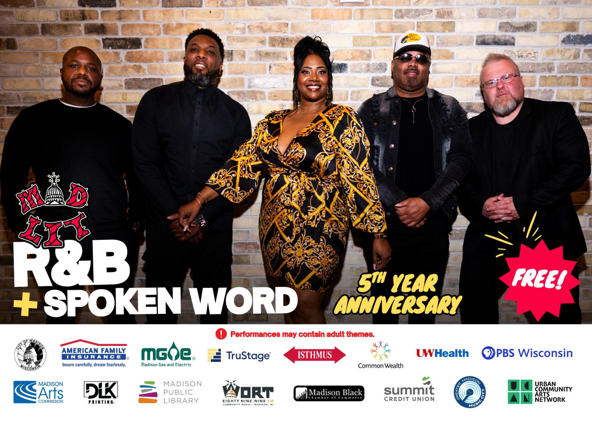 R&B + Spoken Word Night - 2025 Mad Lit Event Series | Madison, WI