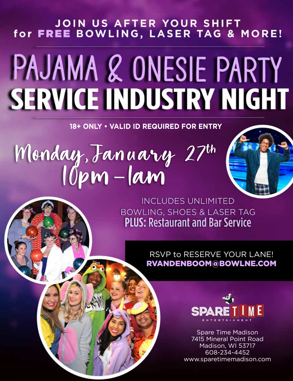 Restaurant Service Industry Night | Madison WI 53718, US