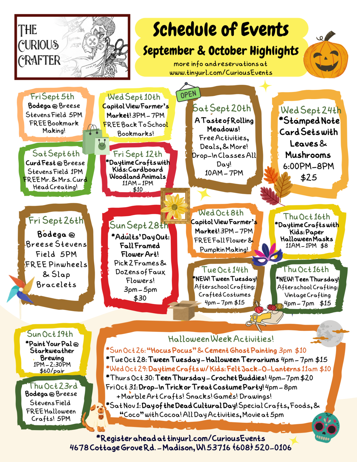 Daytime Crafts with Kids: Cardboard Tube Woodland Animals | Madison, WI