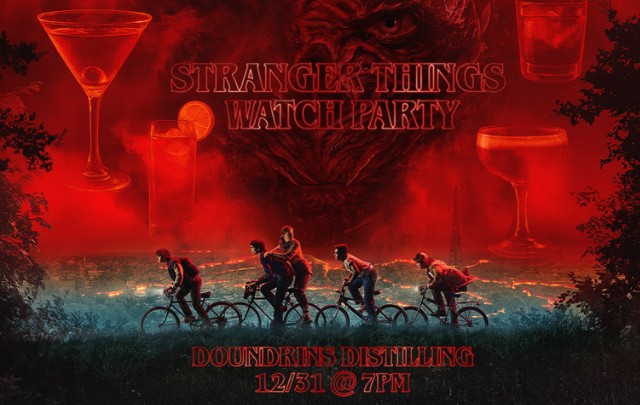Stranger Things Season Finale Watch Party at Doundrins | Cottage Grove, WI