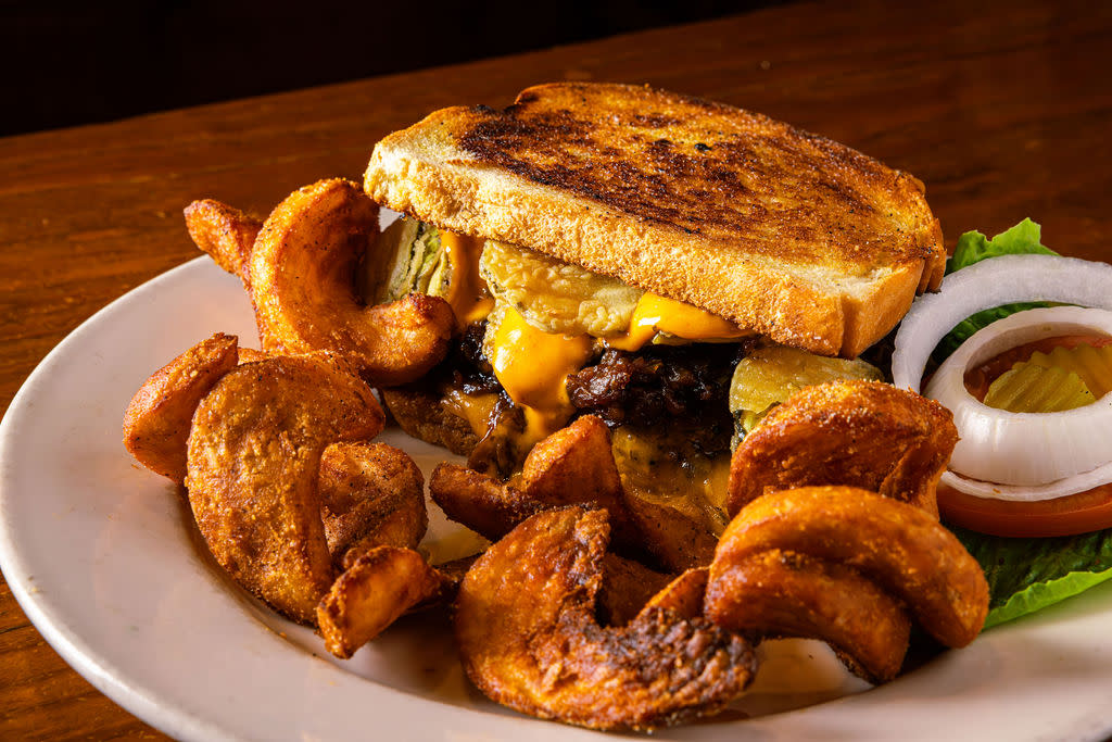 Fried Pickle Patty Melt, Buffington's