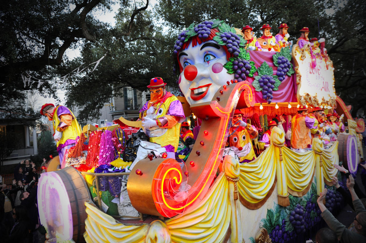 Krewe Of Bacchus Parade Route