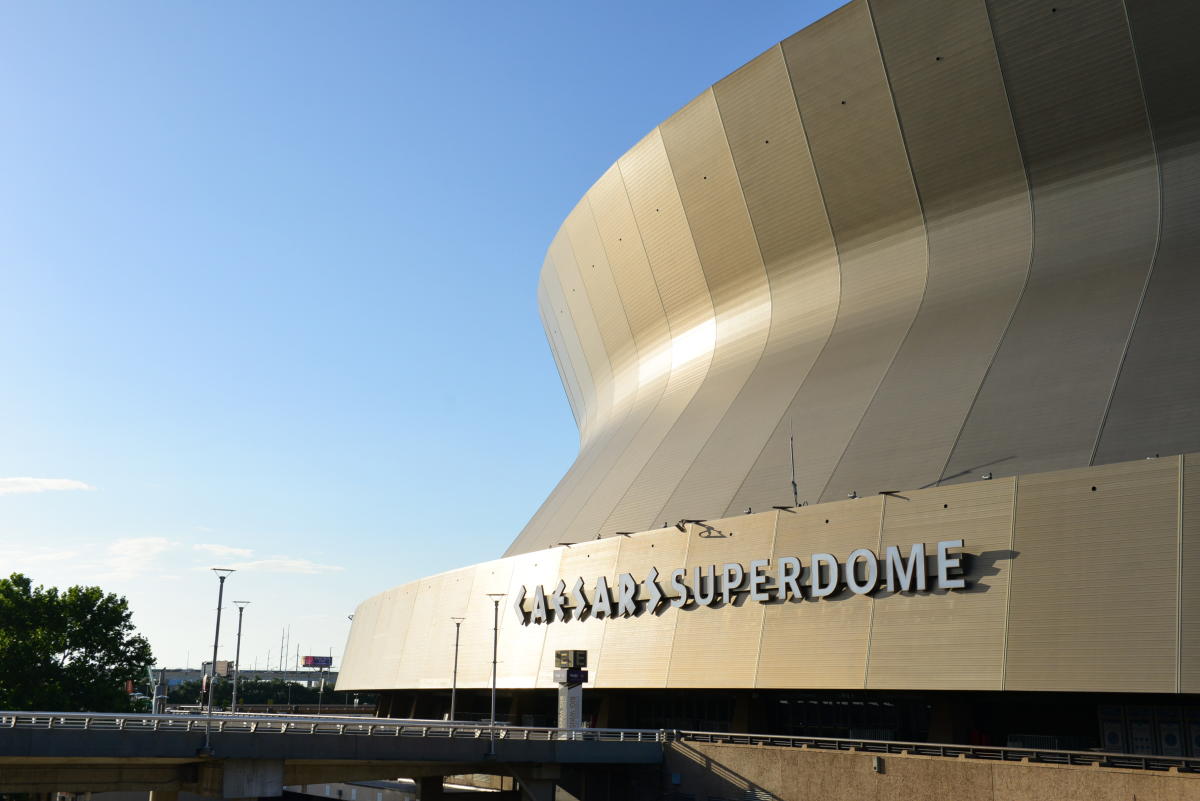 Louisiana Superdome Construction Superdome Spruce Up