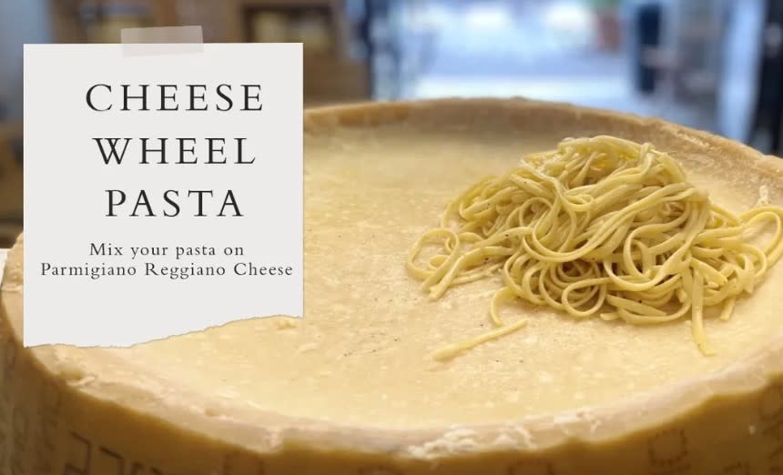 Cheese Wheel Pasta