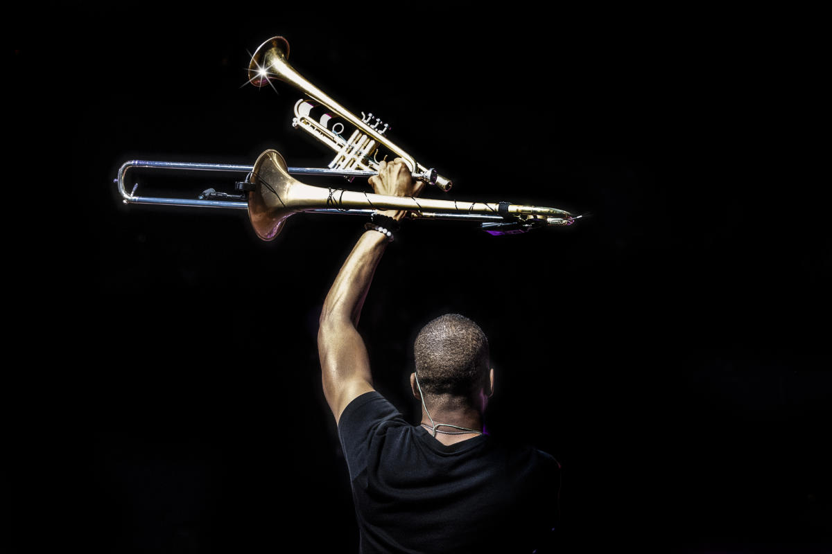 trombone shorty background