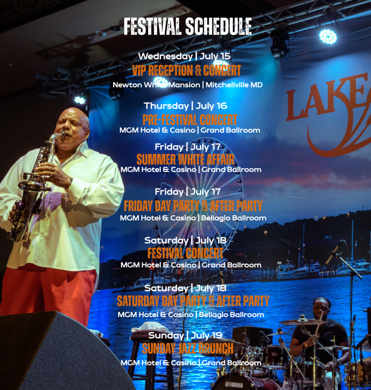 Lake Arbor Jazz Festival | National Harbor, MD 20745