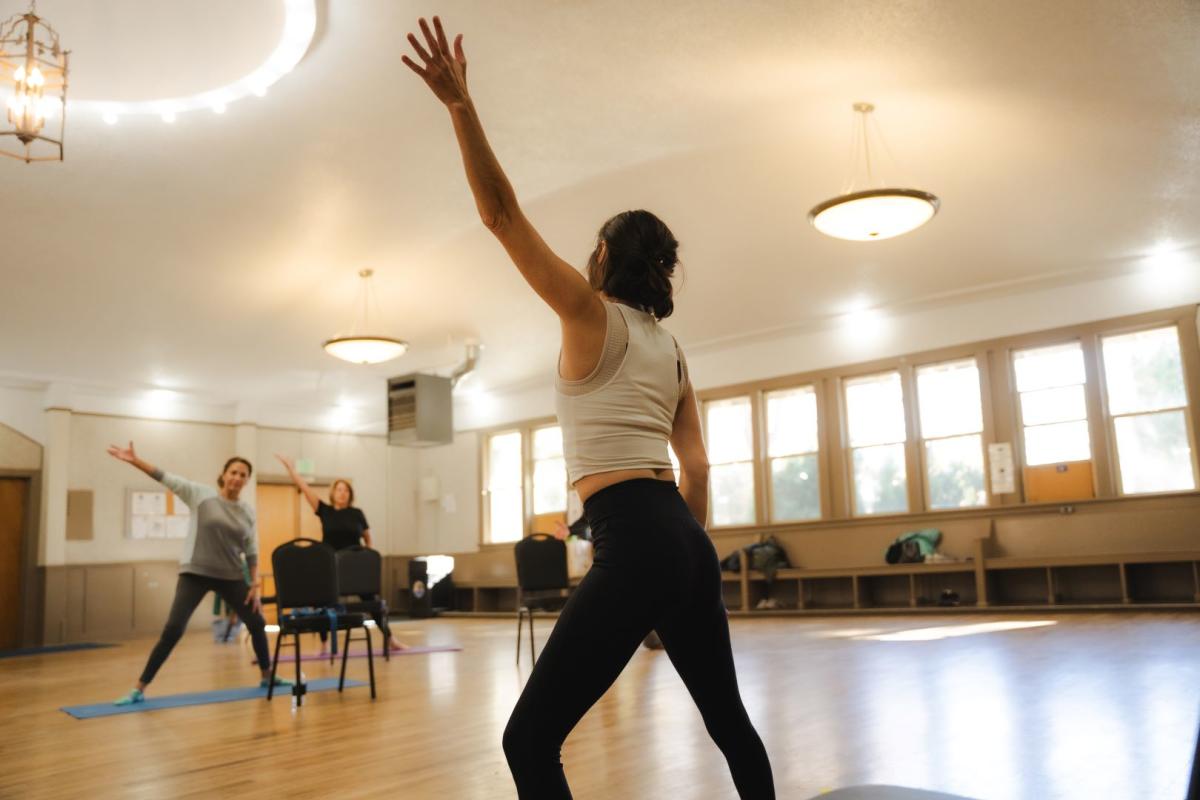 Essentrics fitness class at Pueblo City Park
