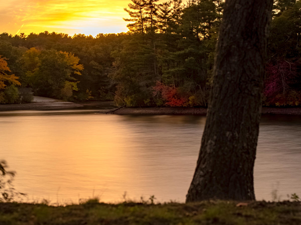 Georgiaville Pond Town Beach, Dam and Gorge | Smithfield, RI 02917