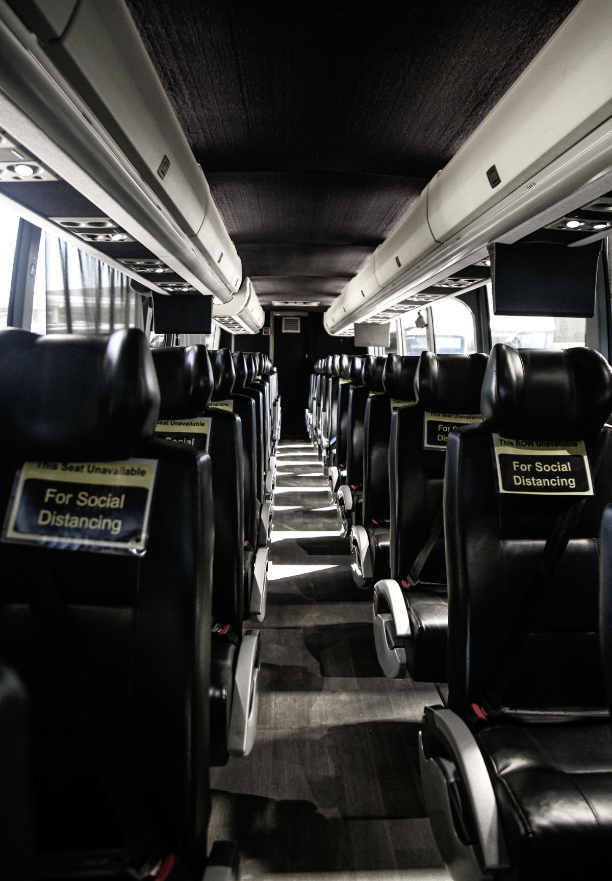bolt bus interior