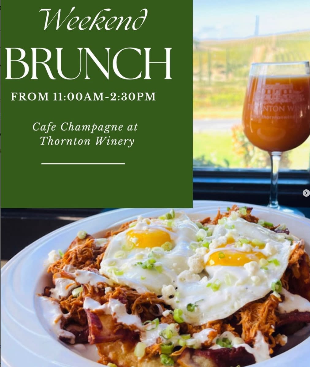 Weekend Brunch at Cafe Champagne