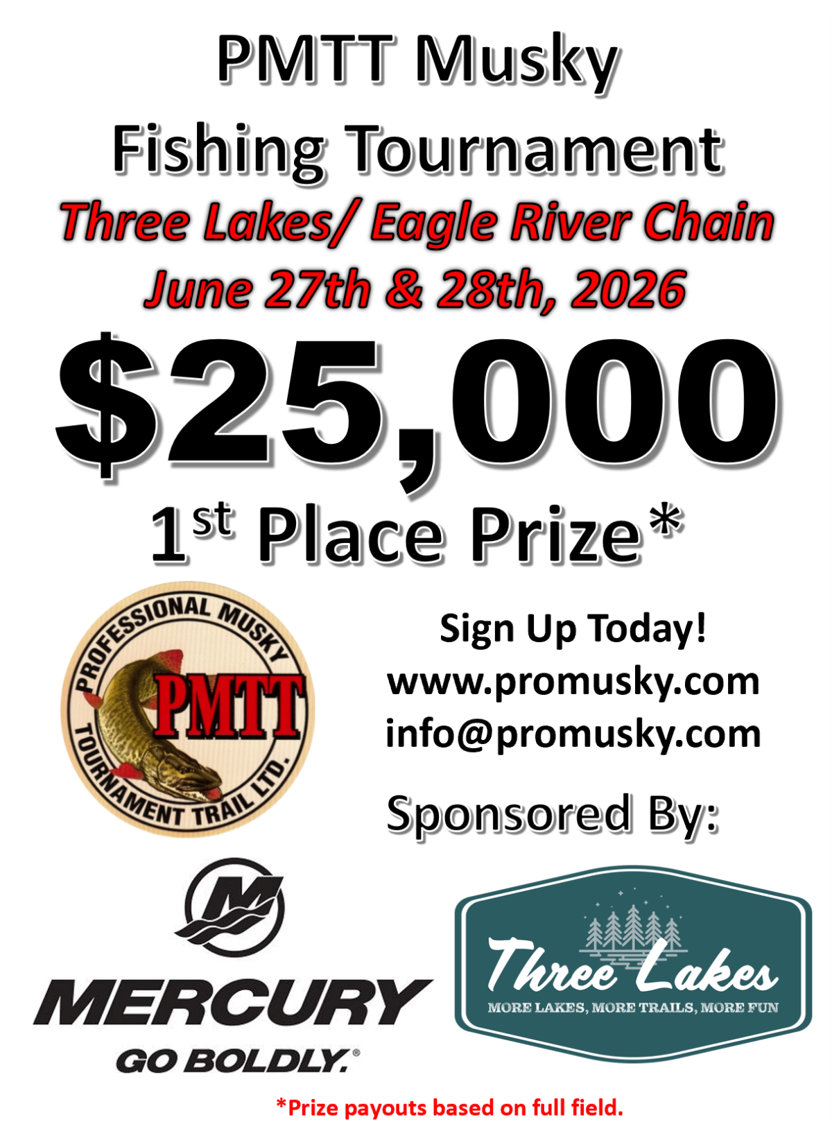 PMTT Mercury Marine Summer Challenge Musky Tournament