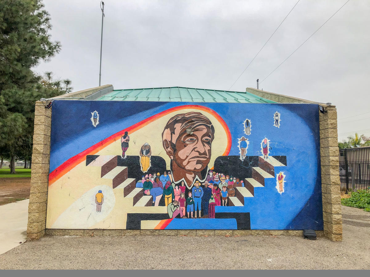 cesar chavez flag eagle