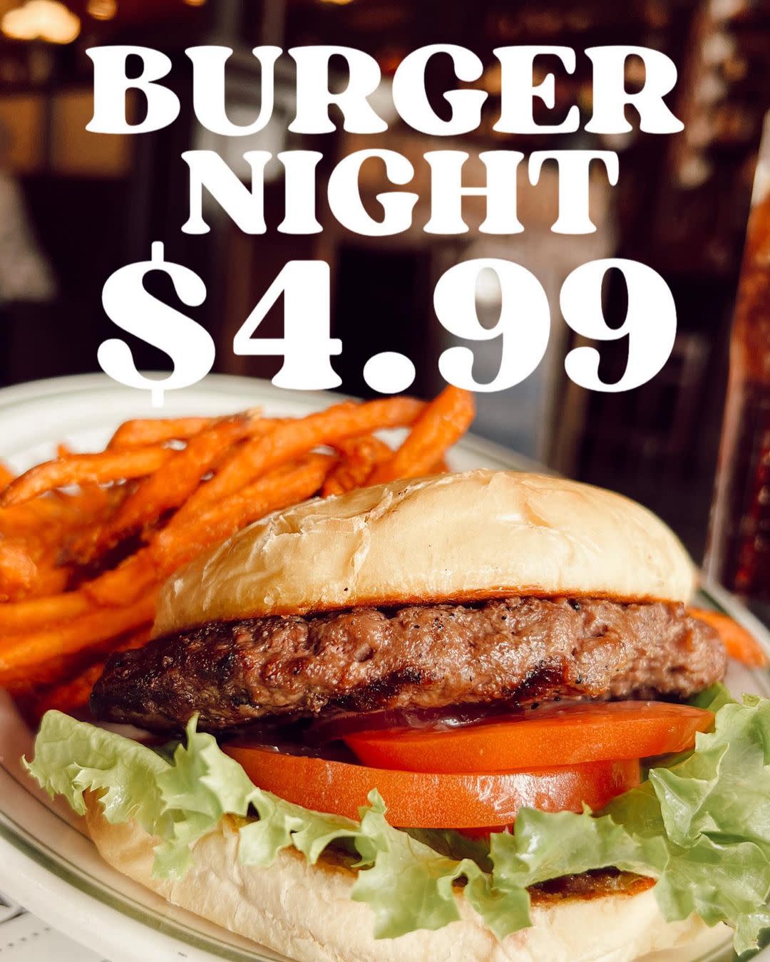 Burger Night at McNellie's
