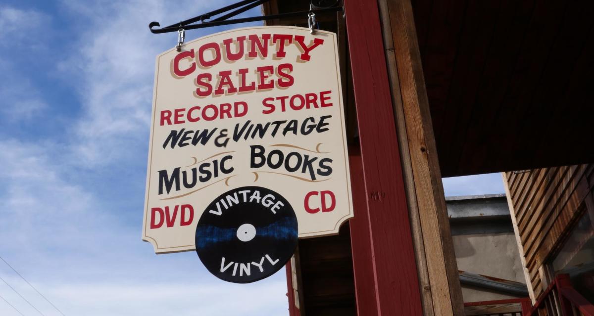 Record Store Sign