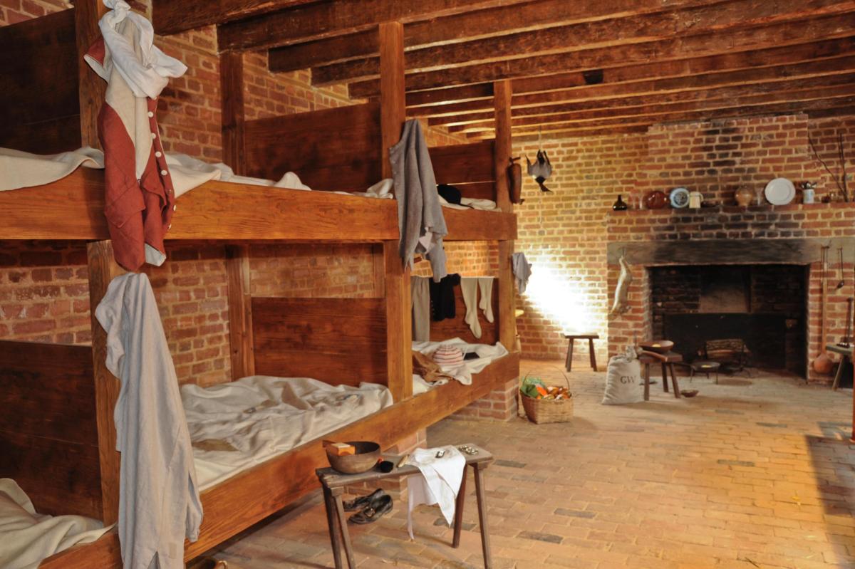 inside slave quarters