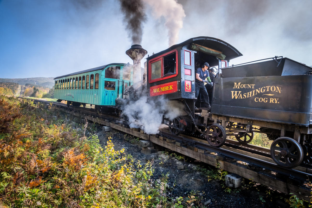 Cog Steam Trains Cog Railway New Hampshire