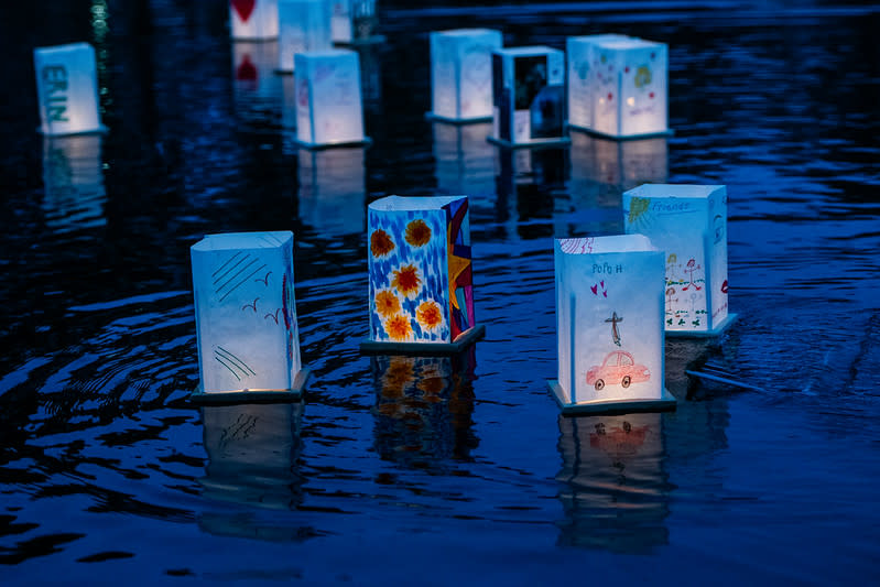 floating lanterns england