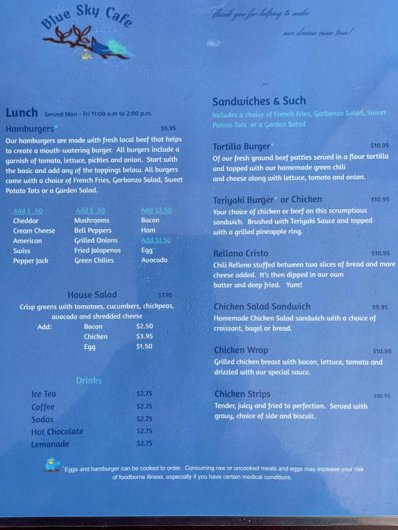 Blue Sky Cafe | Visit Durango, CO | Official Tourism Site