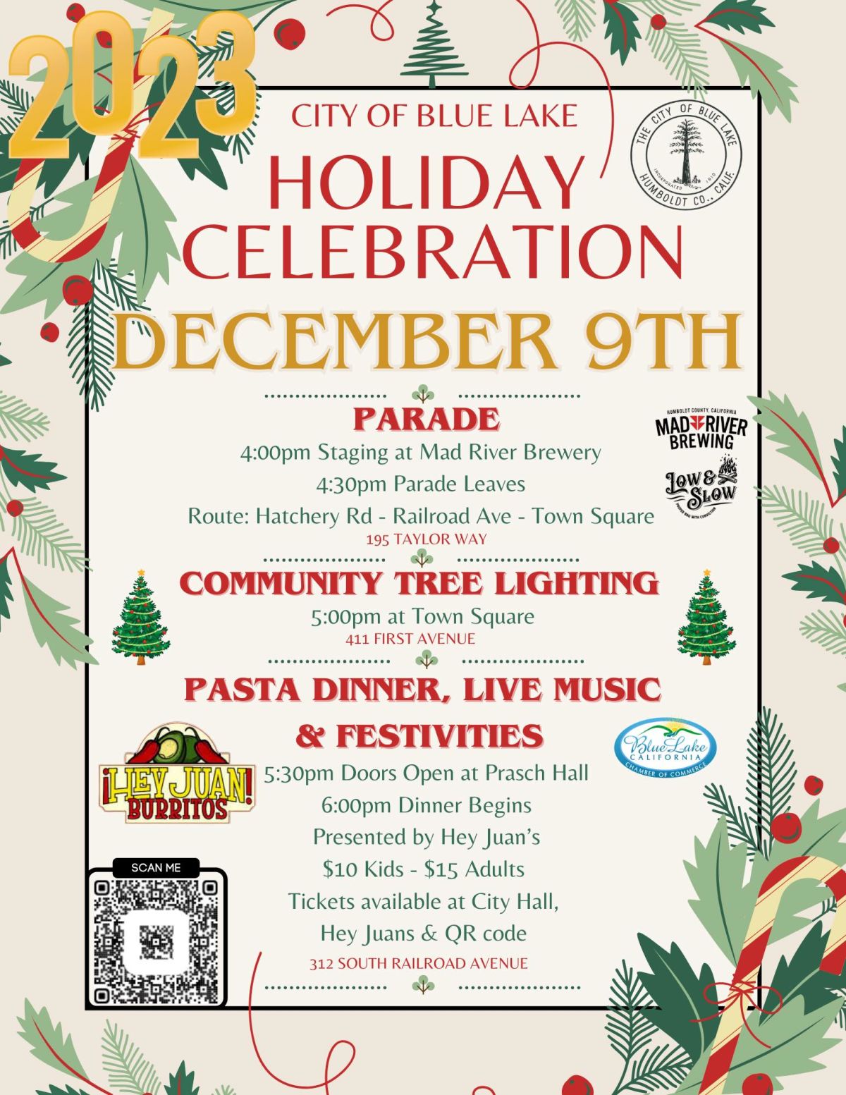 Blue Lake Holiday Celebration