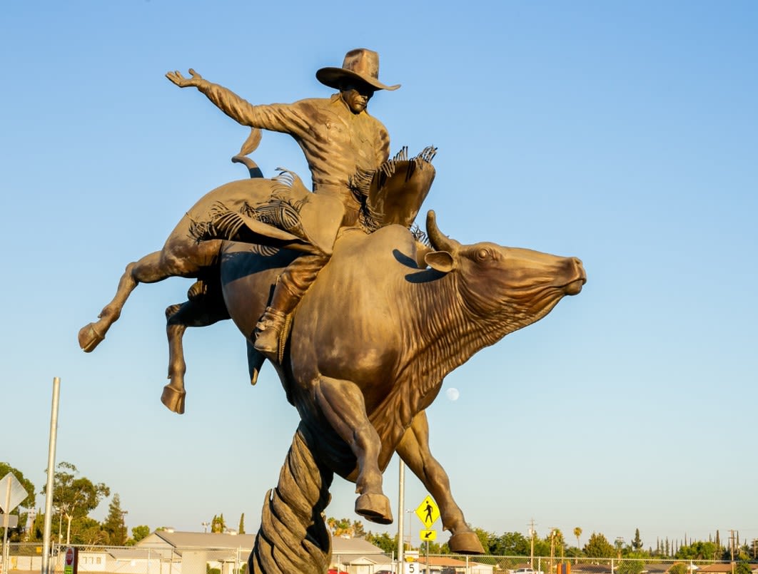 Clovis Rodeo Grounds Statue